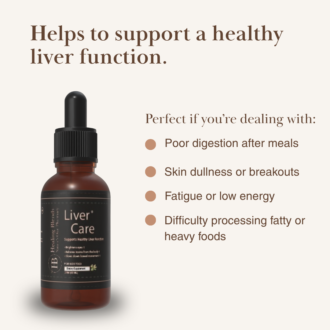 Liver Care Supplement – Natural Detox & Liver Support – Healing Blends
